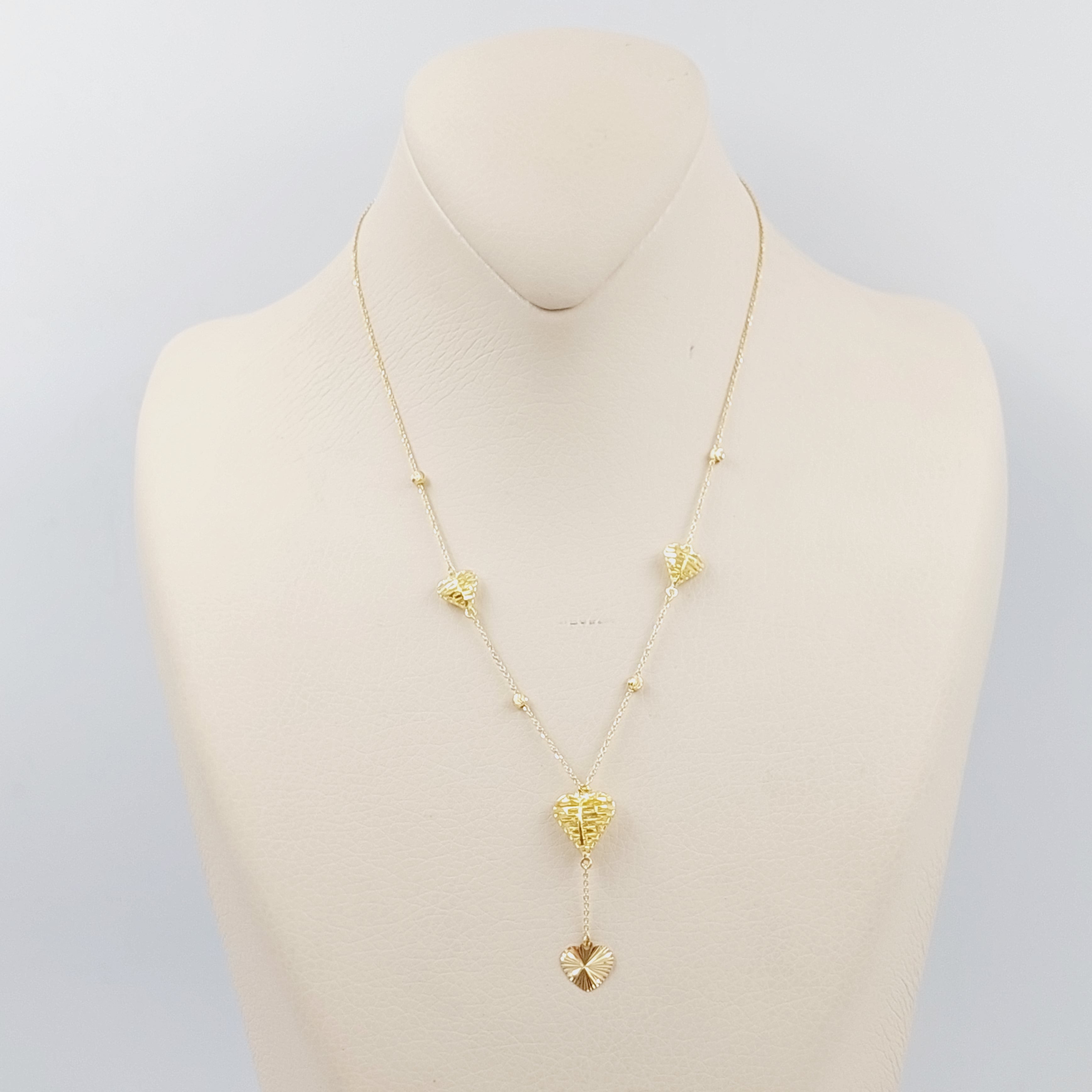 18K Heart Necklace – Saeed Jewelry