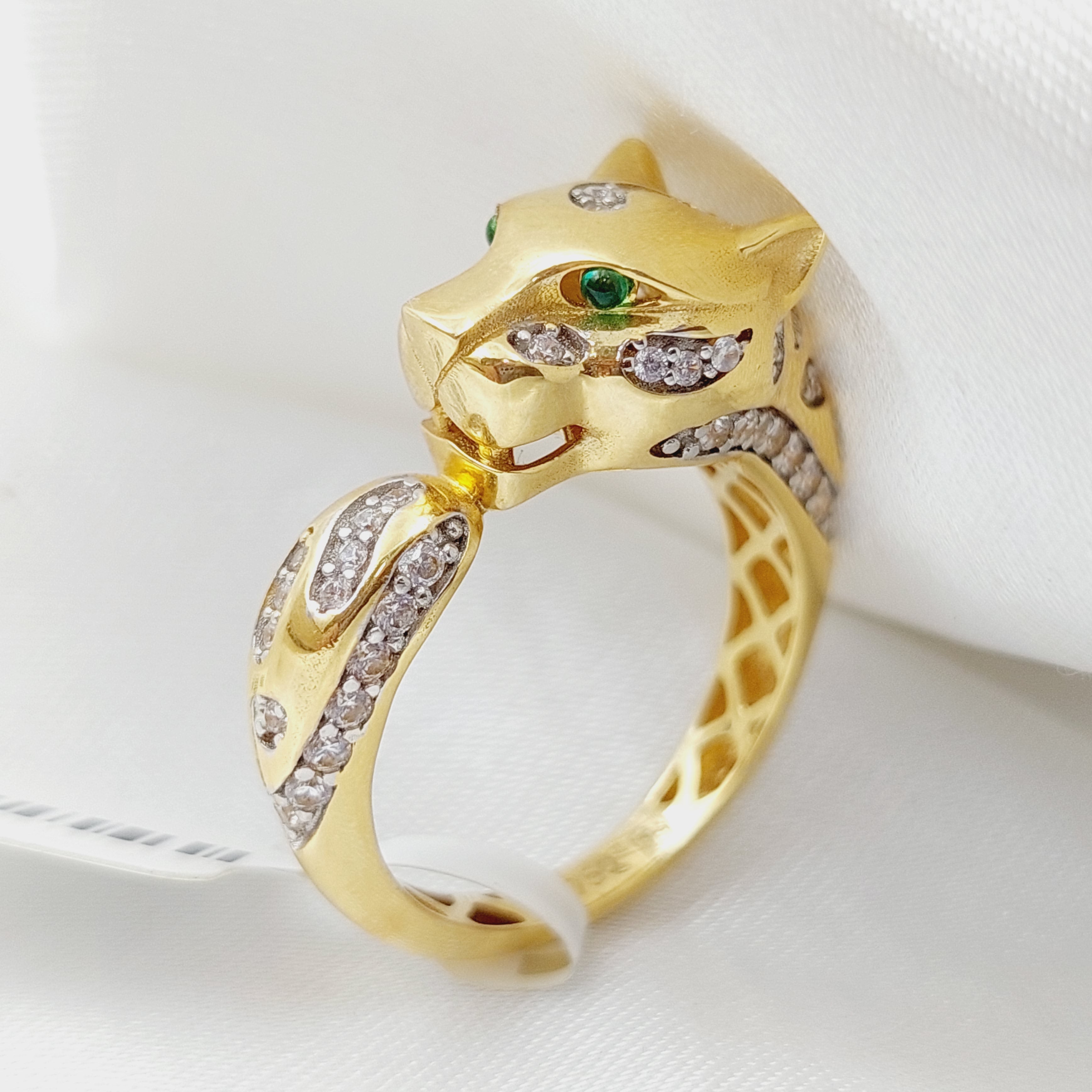18K Tiger Ring – Saeed Jewelry
