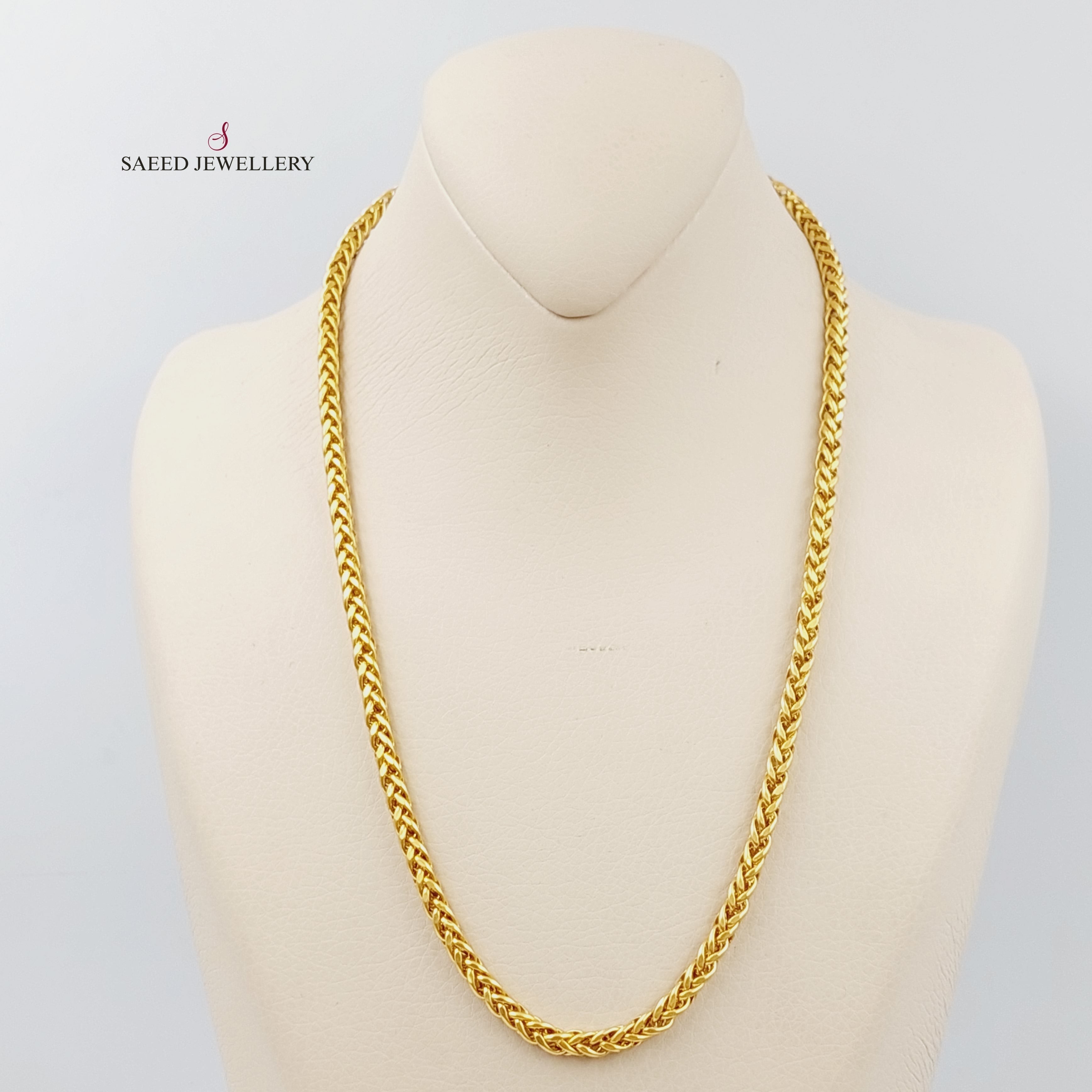 21K 50cm Franco Bold Chain – Saeed Jewelry