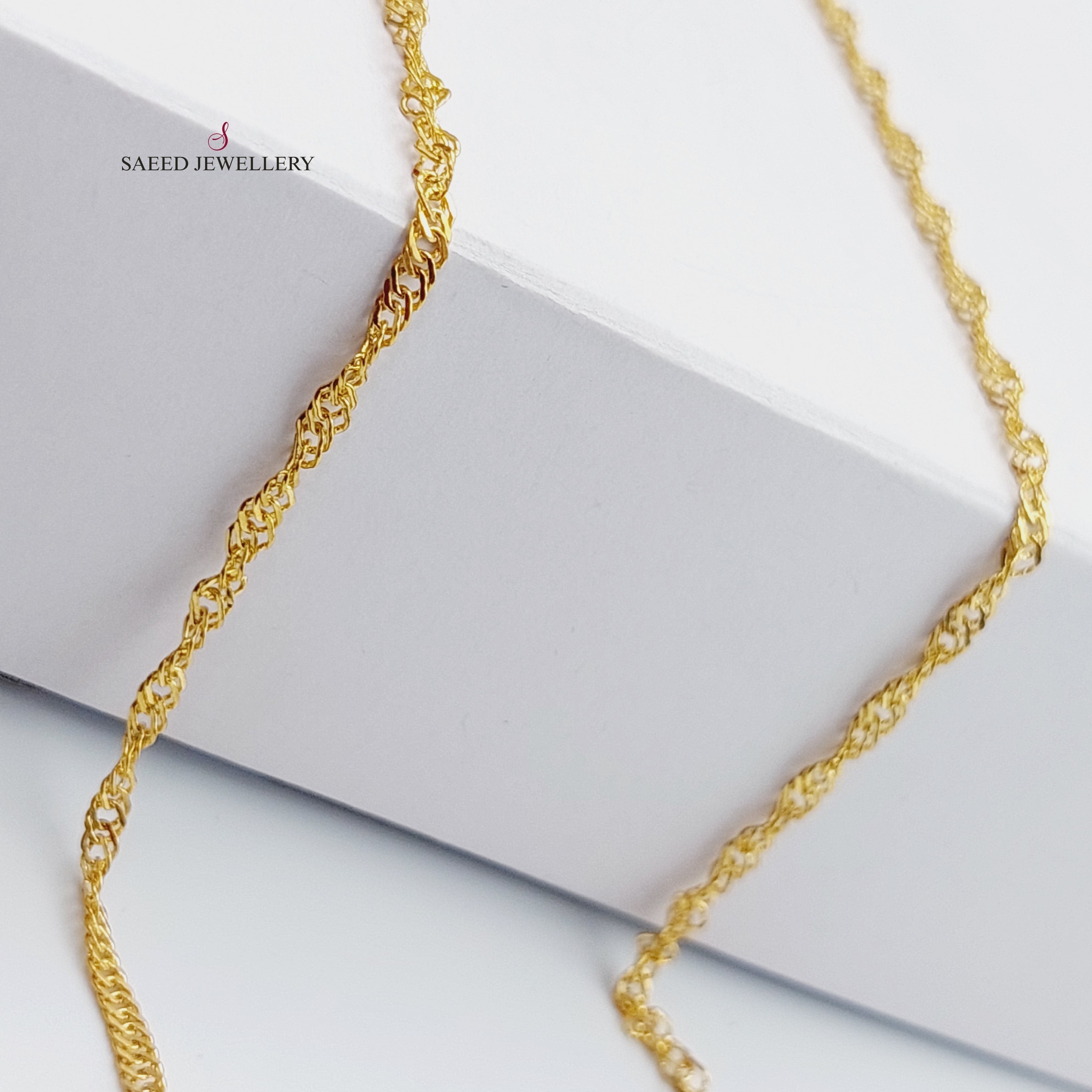 21K 70cm Singapore Chain – Saeed Jewelry
