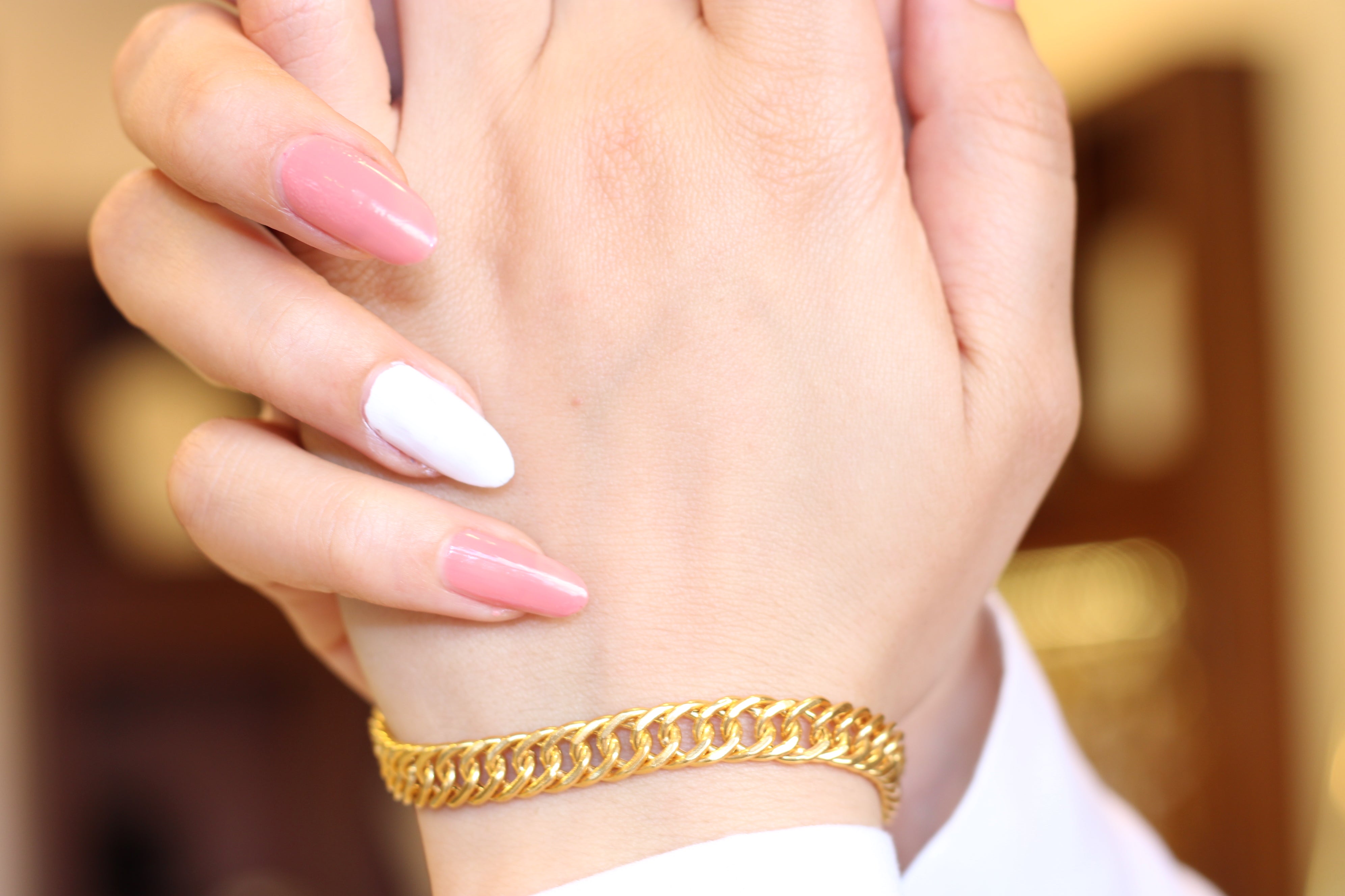 21K Chain Bracelet – Saeed Jewelry