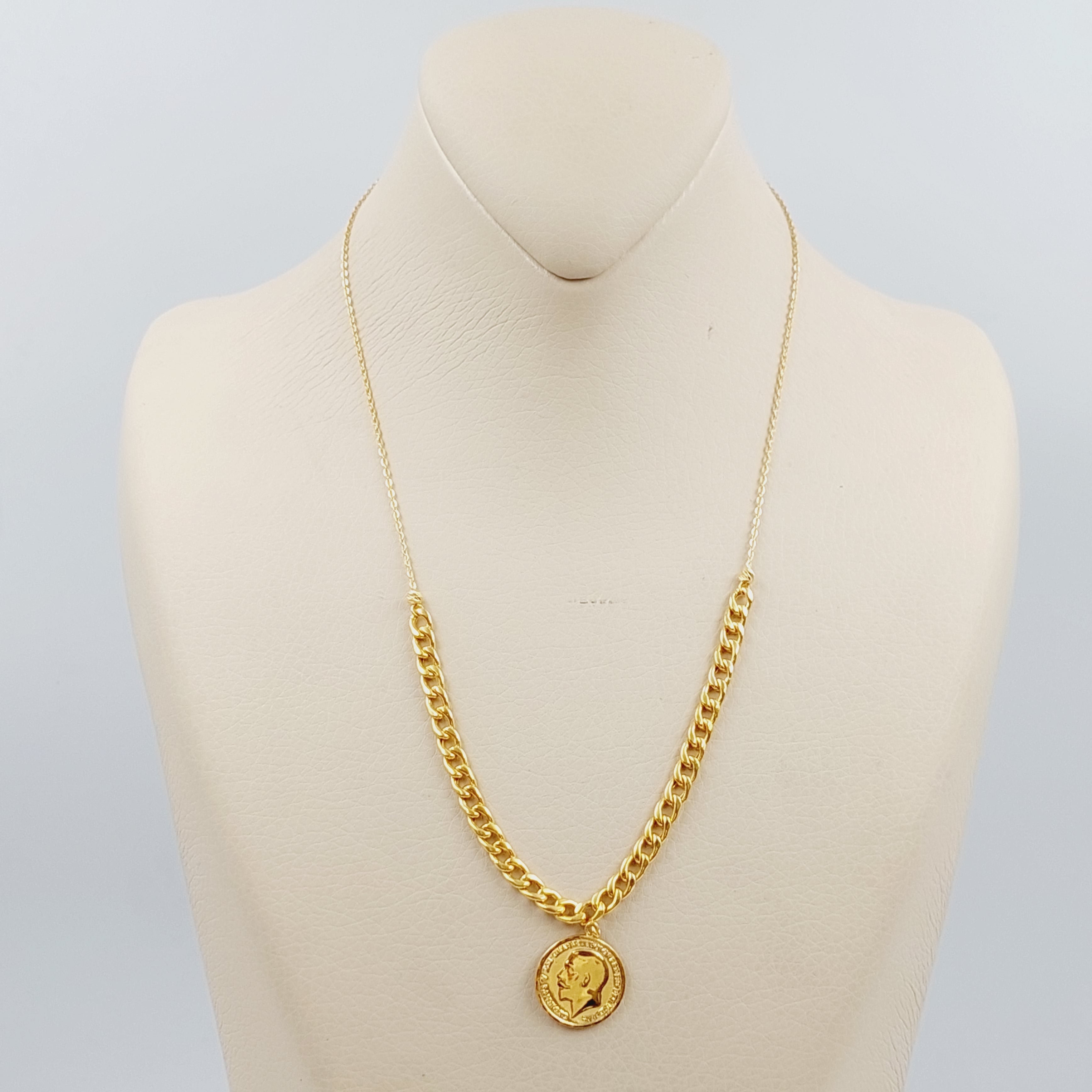 21K English Lira Necklace – Saeed Jewelry