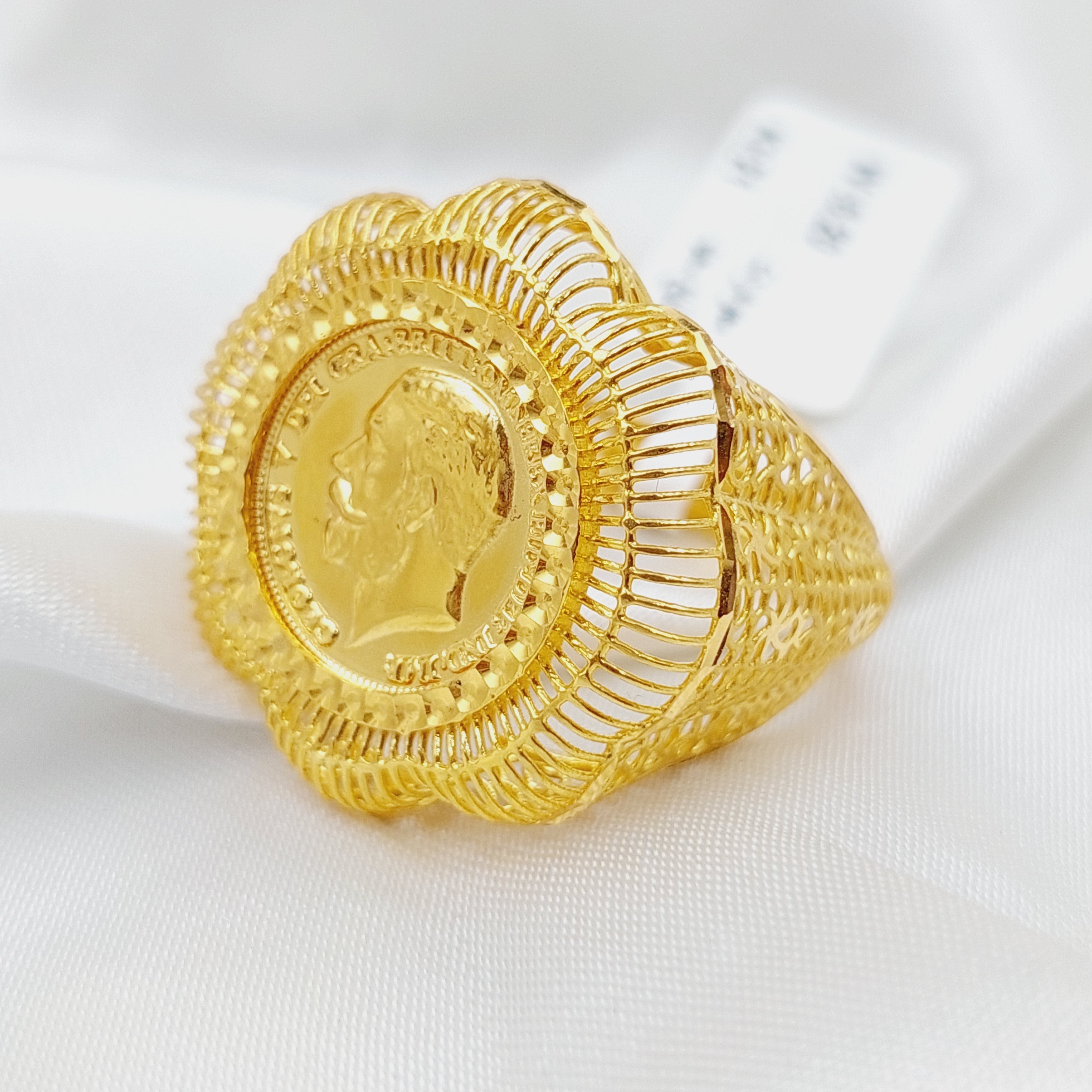 21K English Lira Ring – Saeed Jewelry