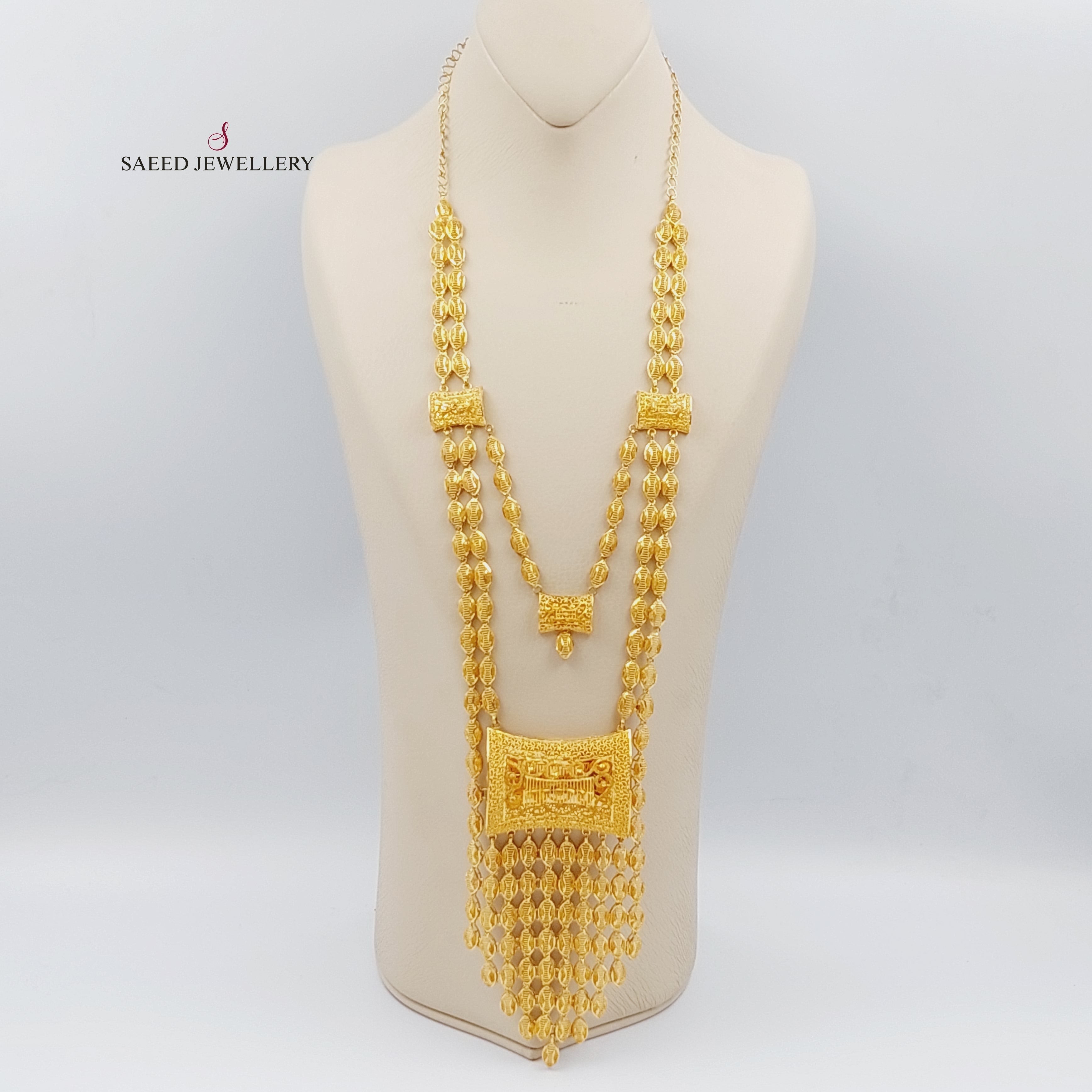 21K Kuwaiti Necklace – Saeed Jewelry