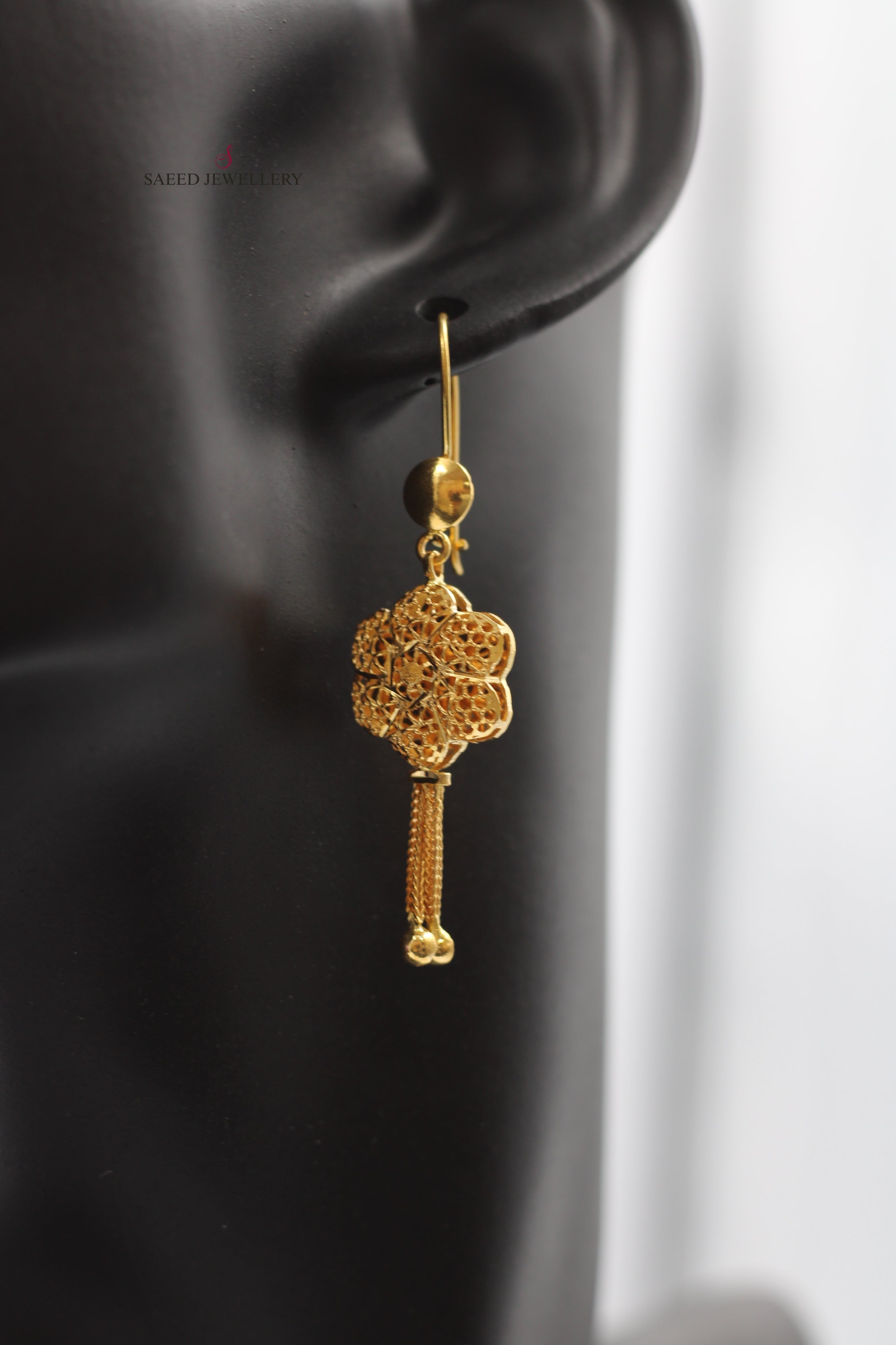 21K Kuwaiti Earrings – Saeed Jewelry