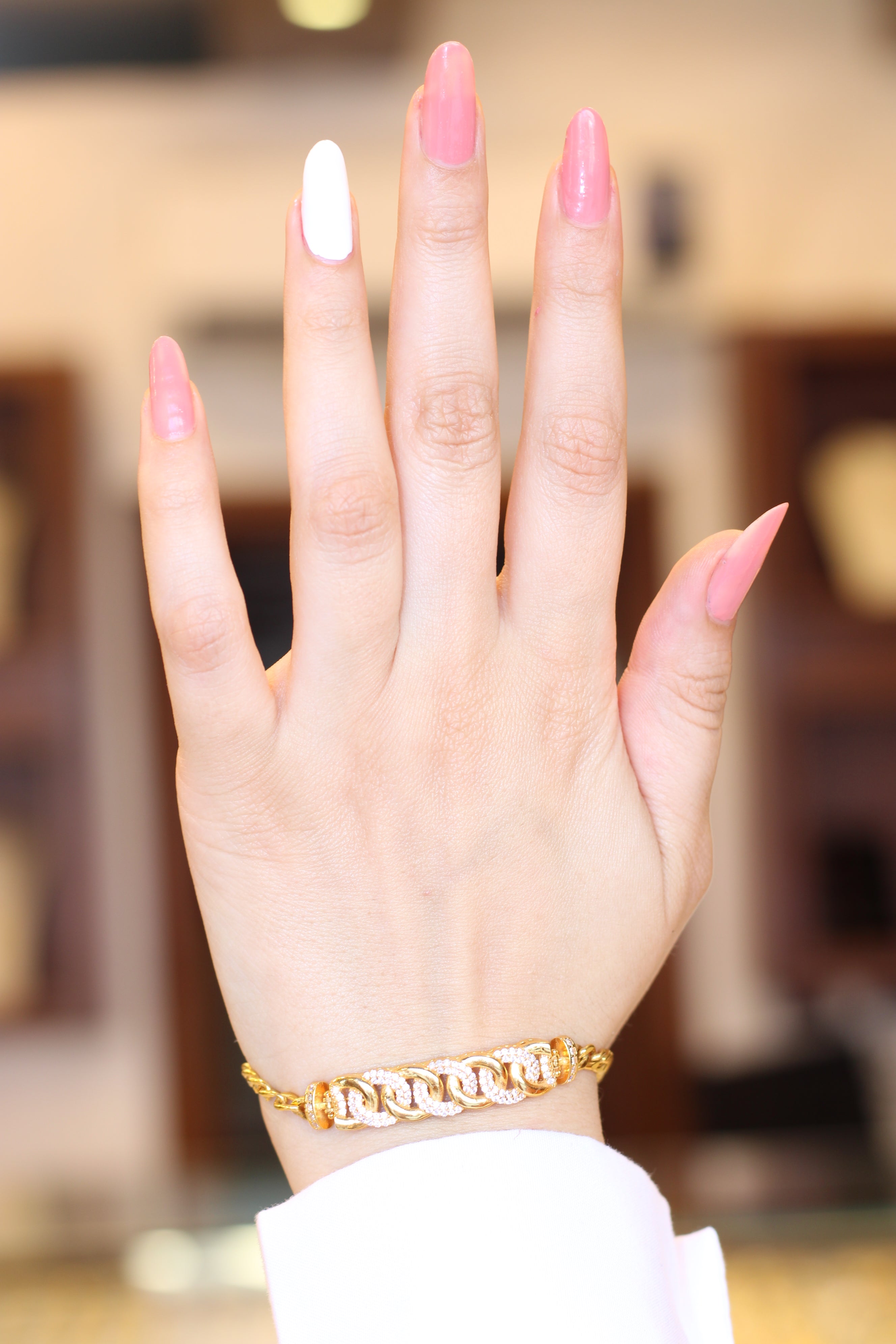 21K Zirconia Bracelet – Saeed Jewelry