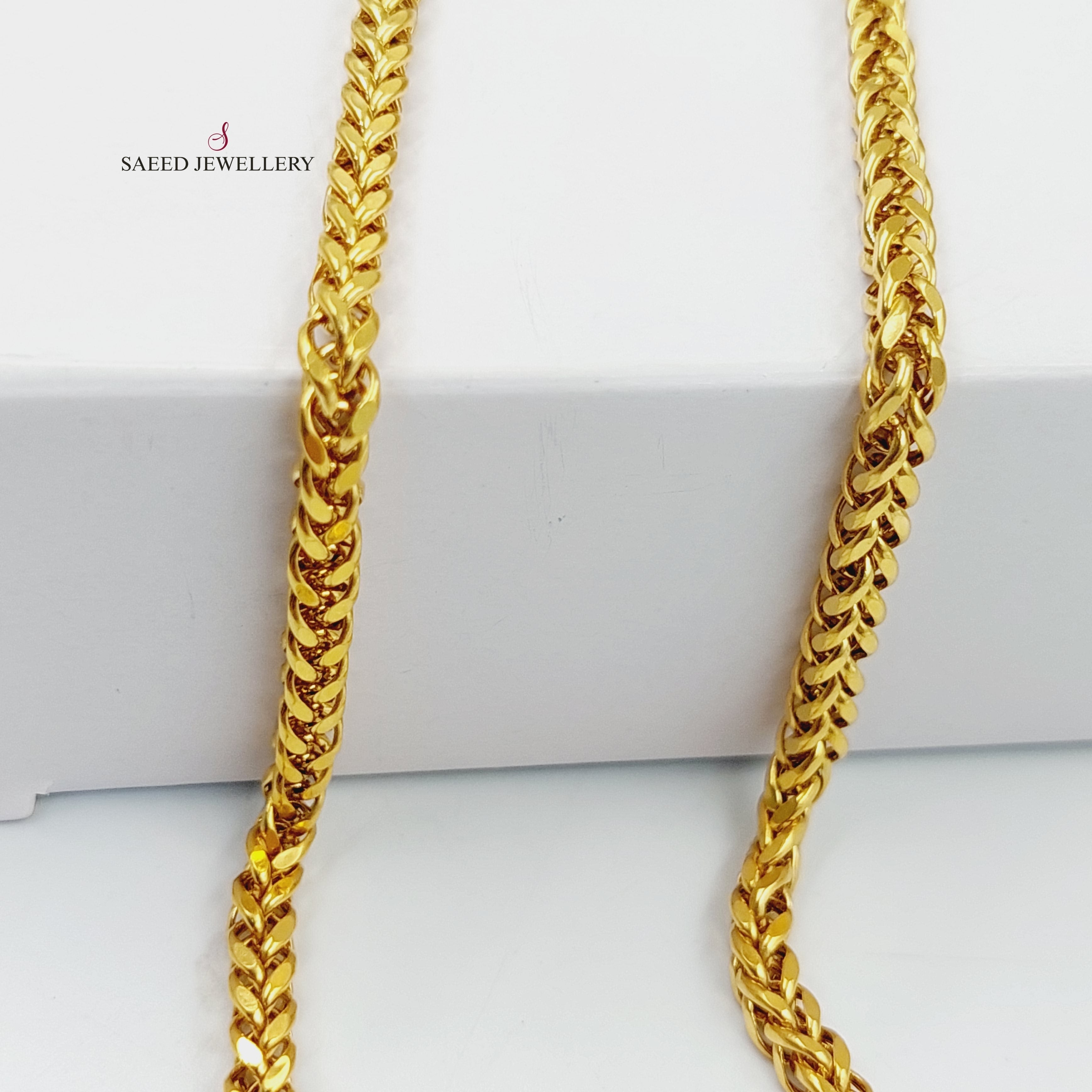 21K 4mm Franco Chain – Saeed Jewelry