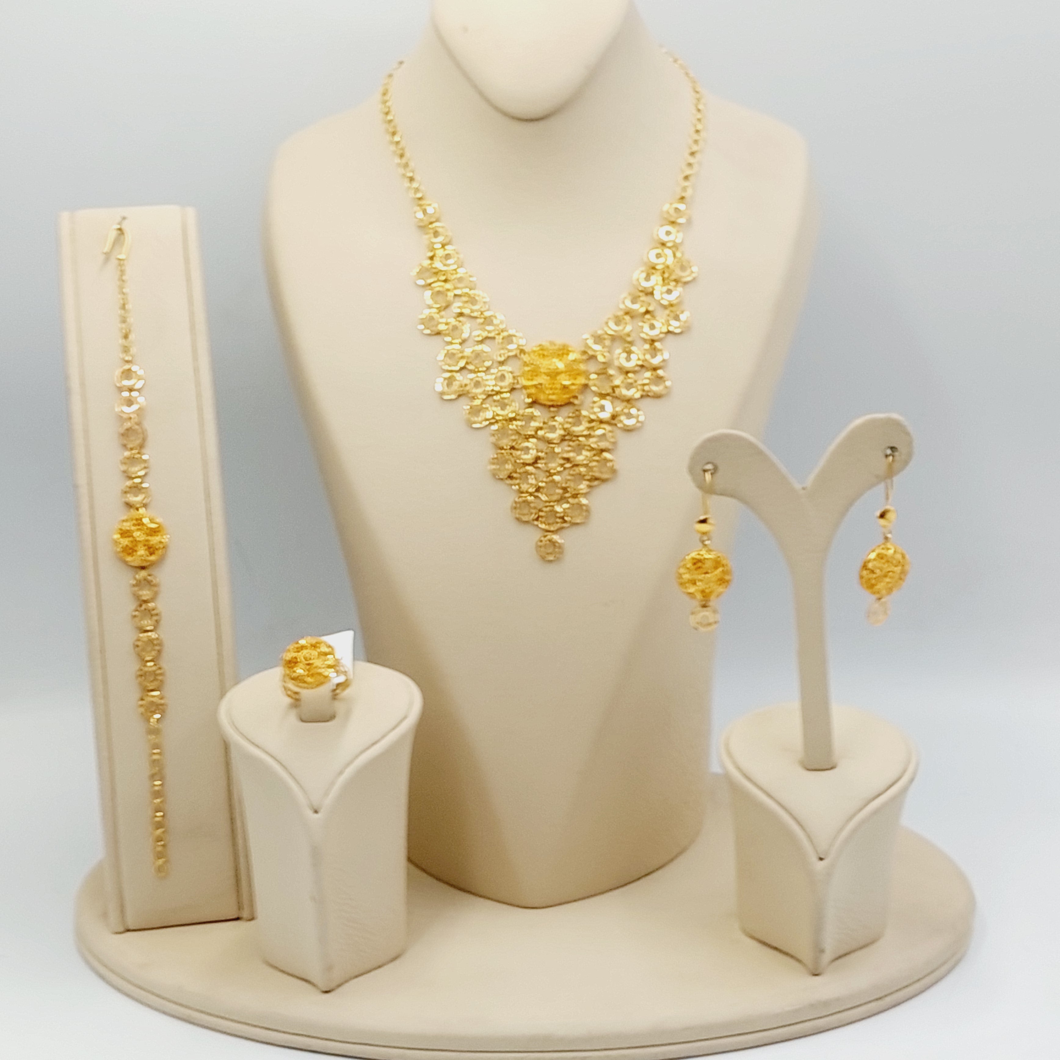 21K Deluxe Kuwaiti Set – Saeed Jewelry