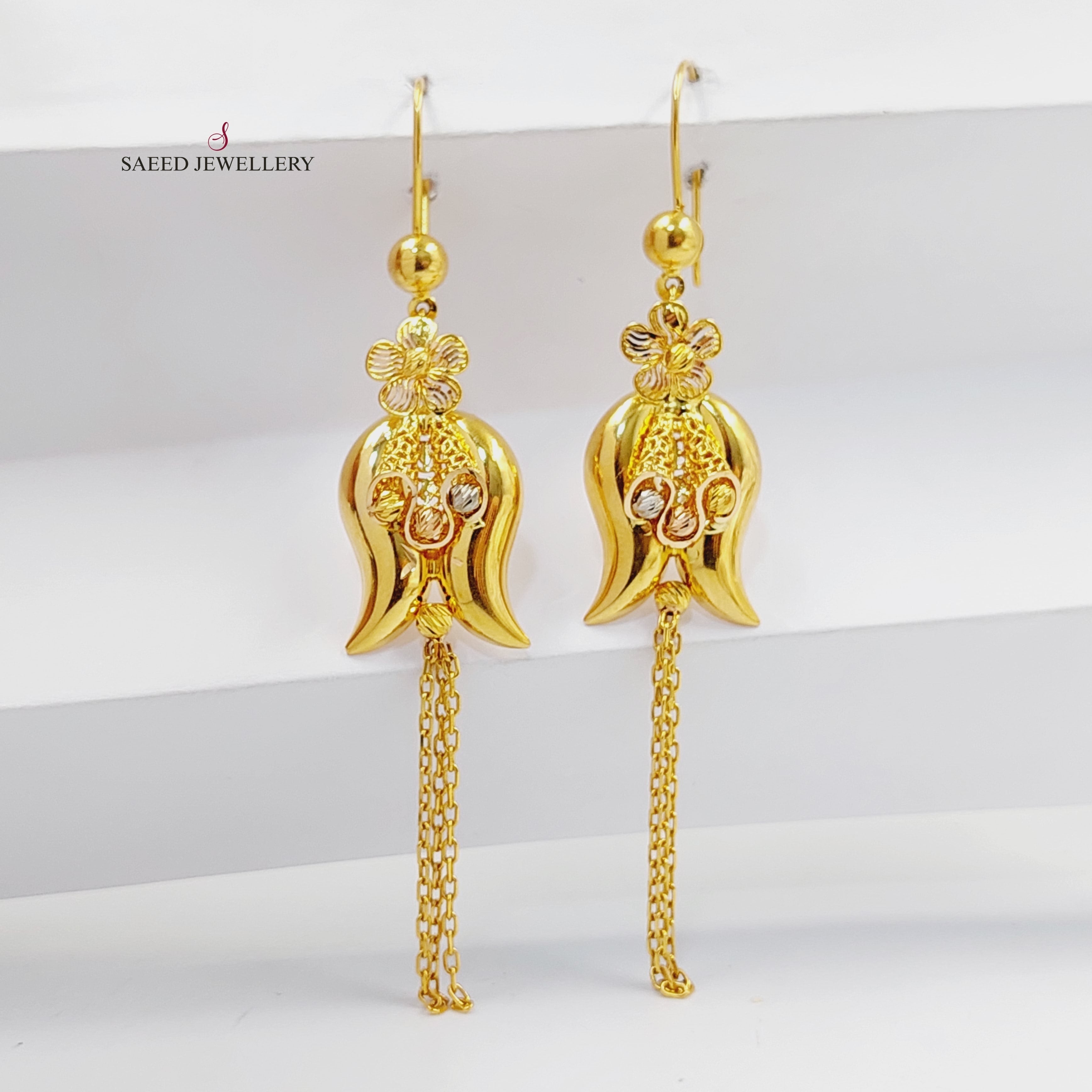 21K Deluxe Turkish Earrings – Saeed Jewelry
