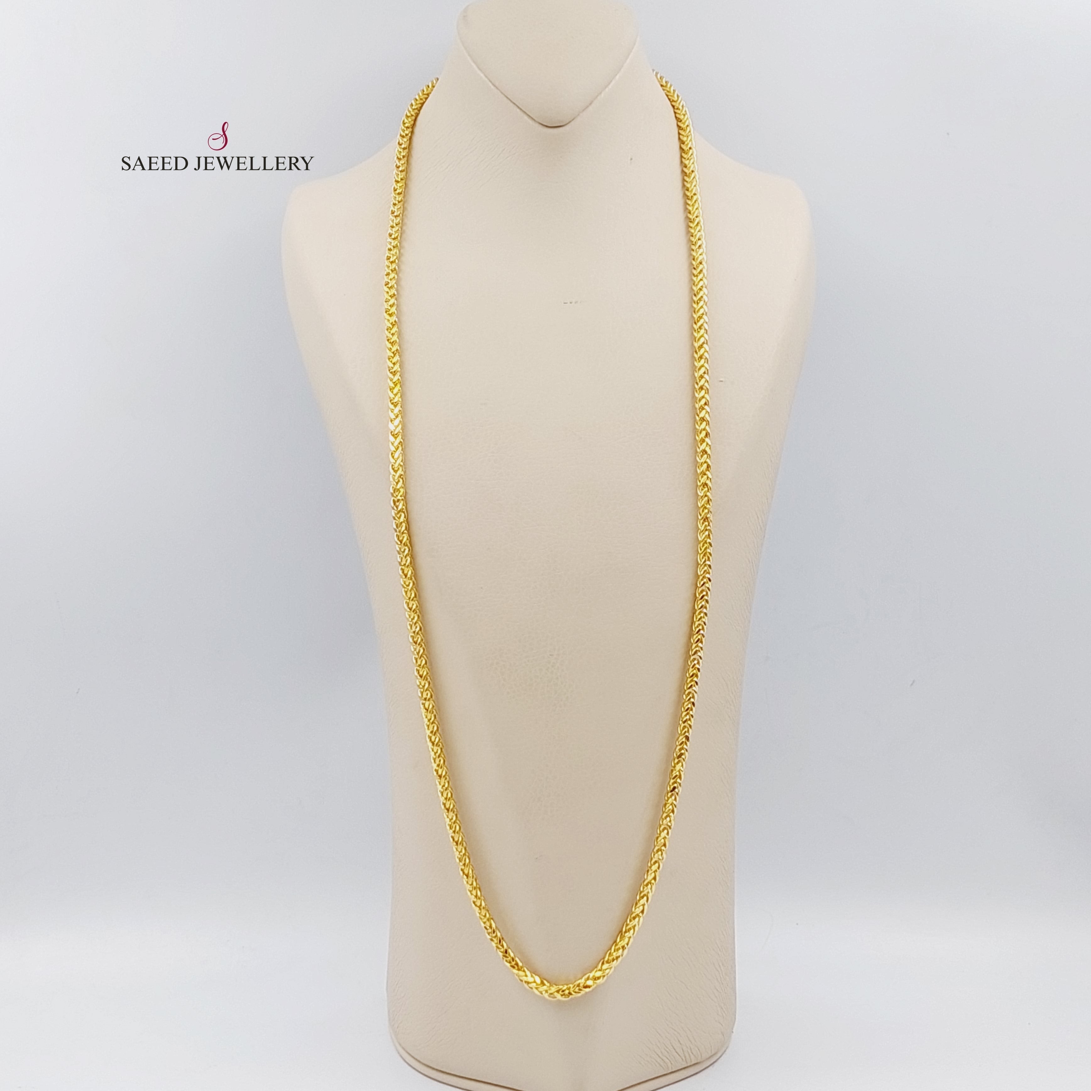 21K 5mm Franco Chain 80cm – Saeed Jewelry